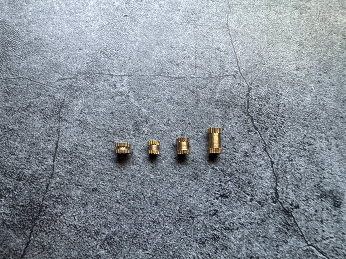 Brass Crystal Chamber Spacers (M3) Assorted Lengths– The Saber Merchant