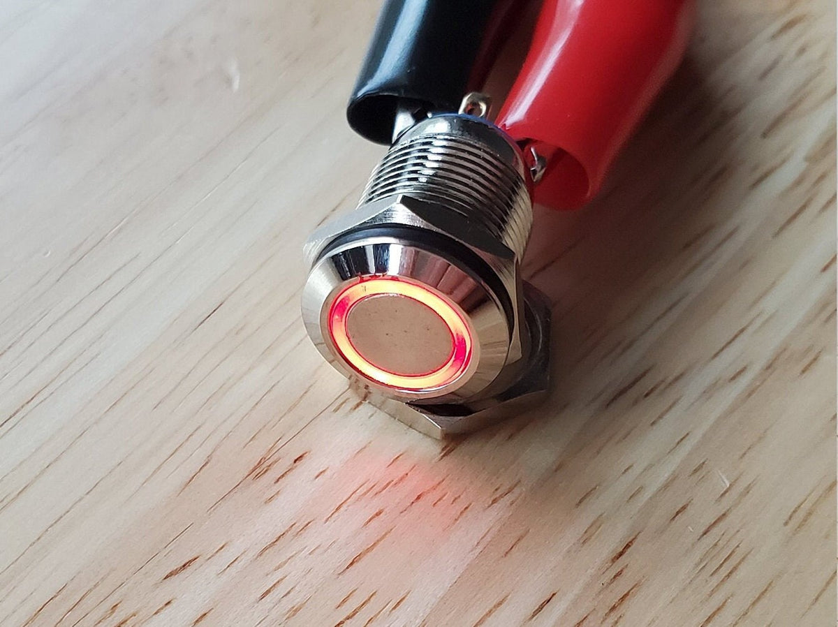 12mm Stainless LED Switches– The Saber Merchant