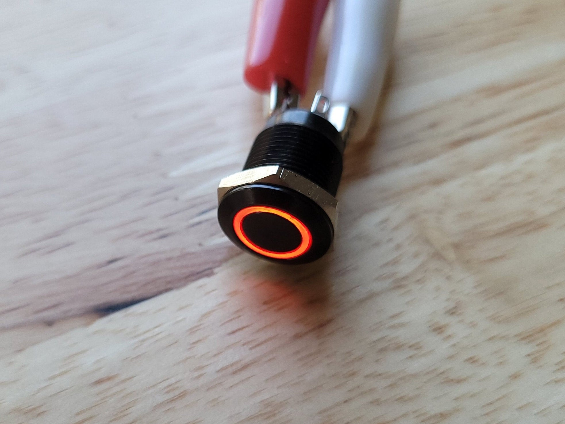 12mm Black LED Switches– The Saber Merchant